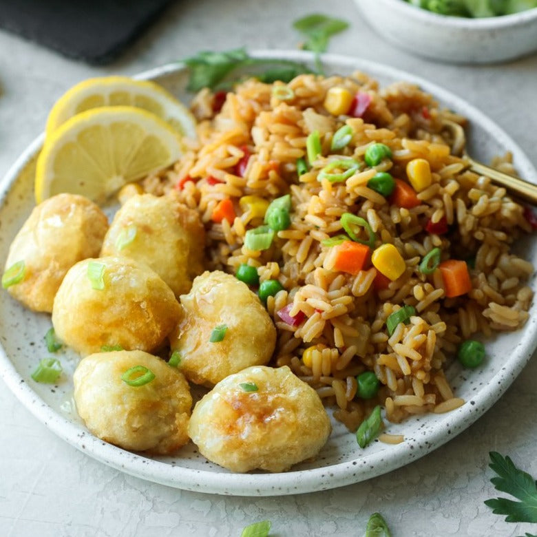 *Crispy Lemon Chicken with Fried Rice (Delivery Meal) – Let’s Dish!